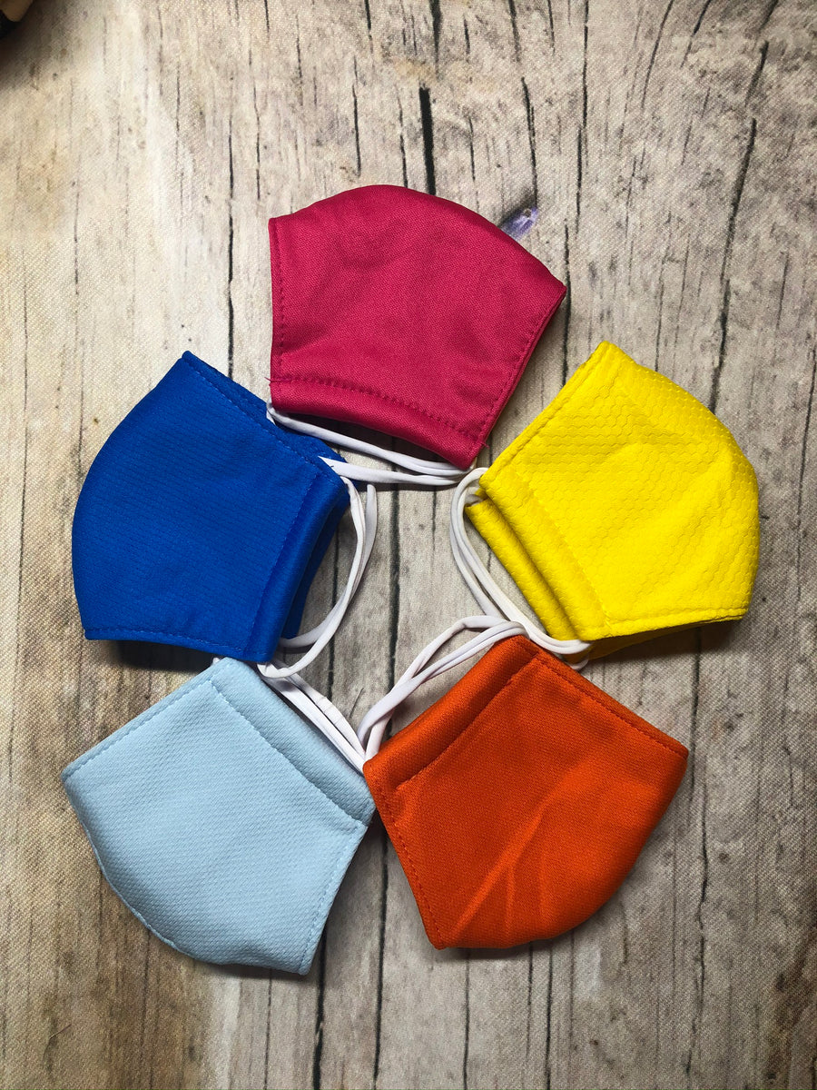 Variety of solid color face mask for boy and girl 2-4 years old – Honey ...