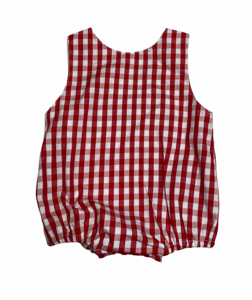 Crawfish smocked boy bubble – Honey Bee Smocked Boutique