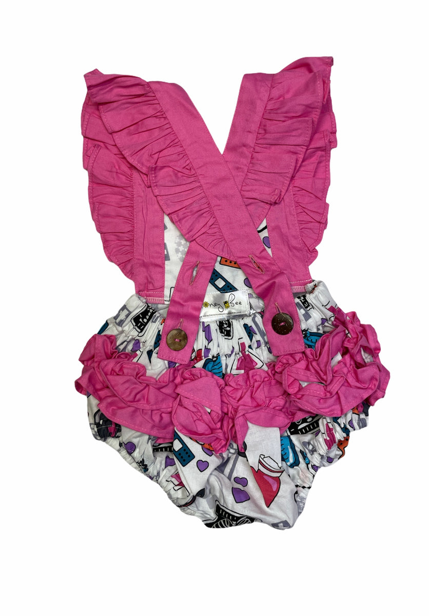 Healthcare theme cross back bubble – Honey Bee Smocked Boutique