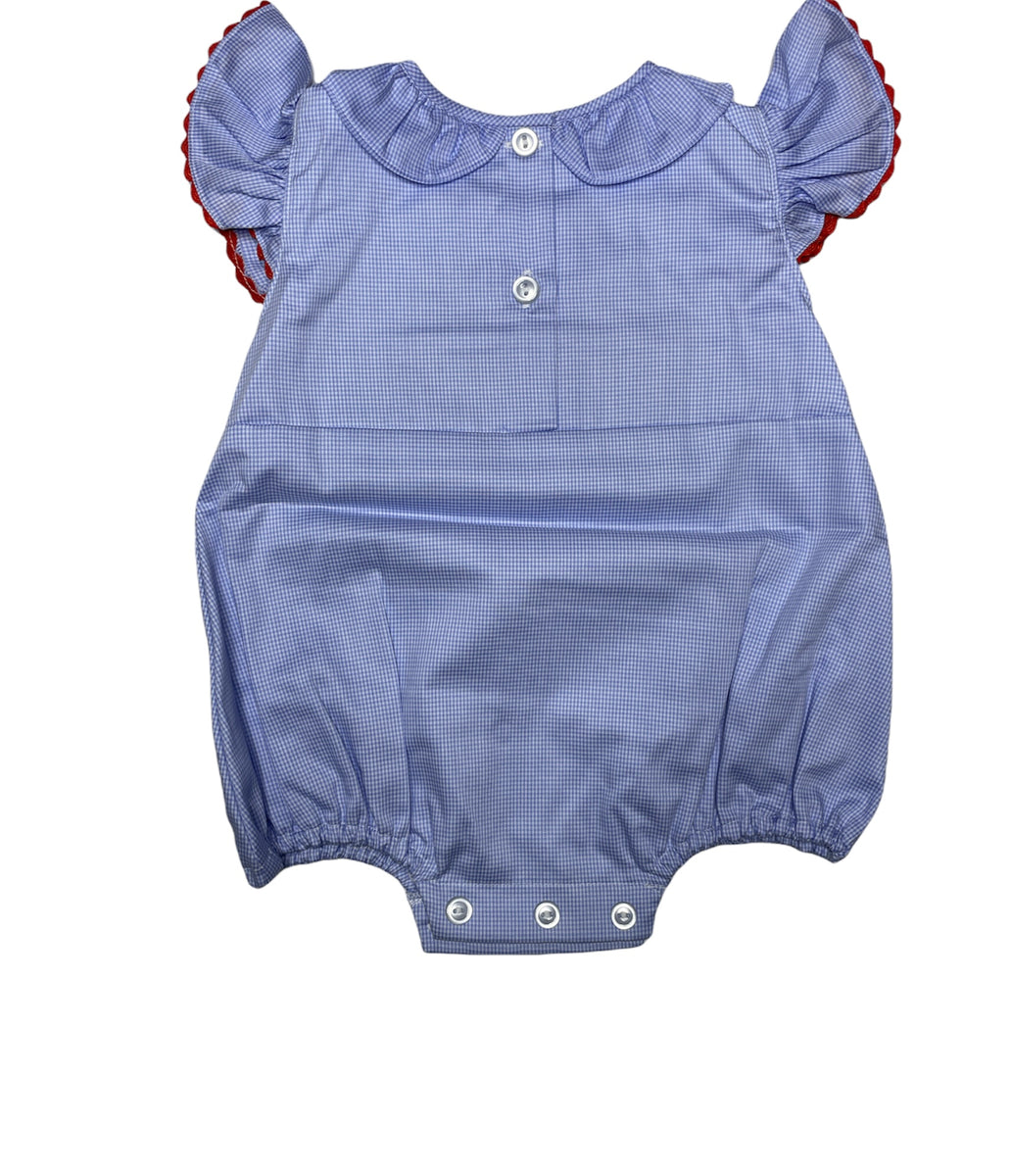 Crawfish smocked girl bubble – Honey Bee Smocked Boutique